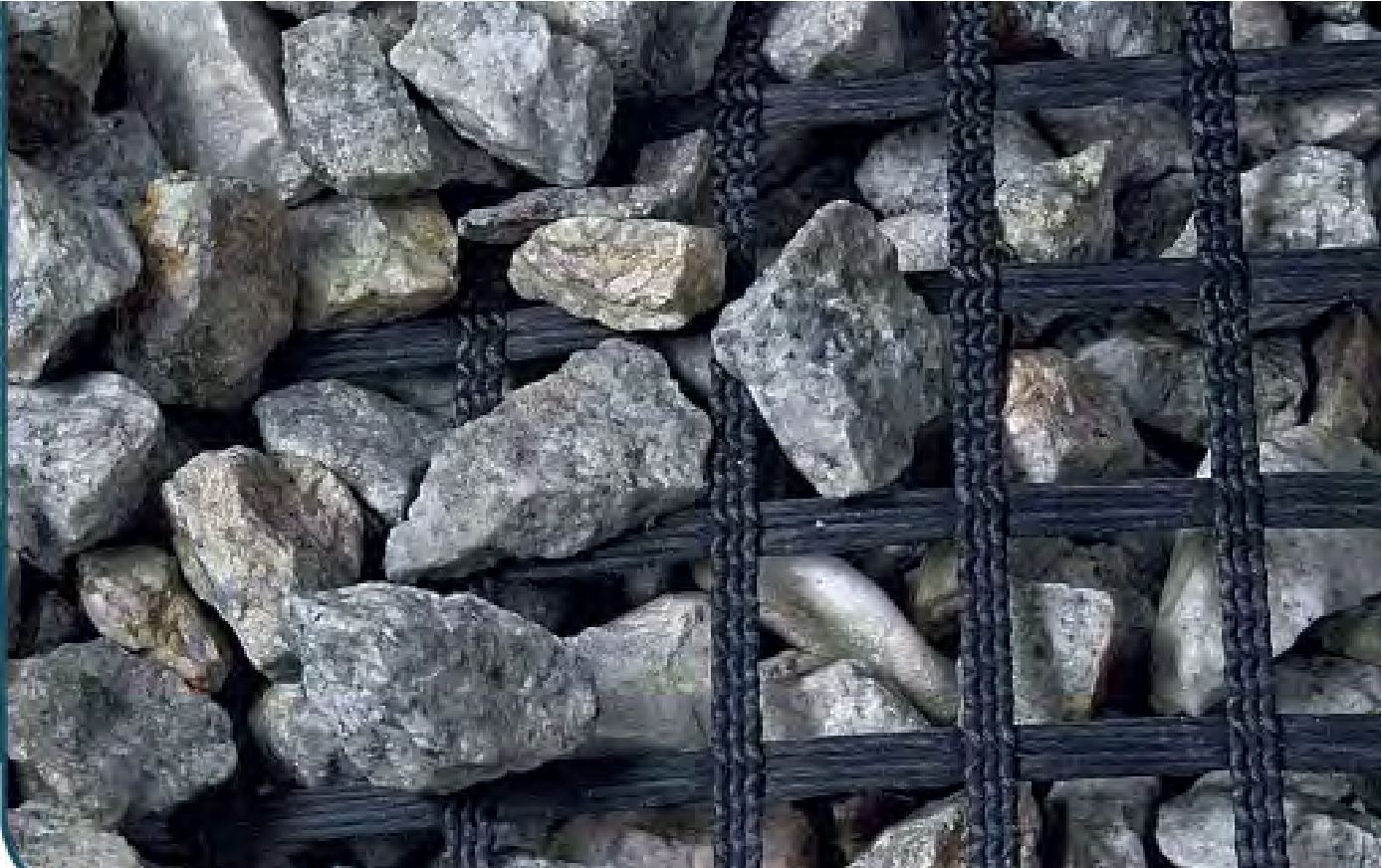 Miragrid polyester reinforcing for retaining walls, Garden Route